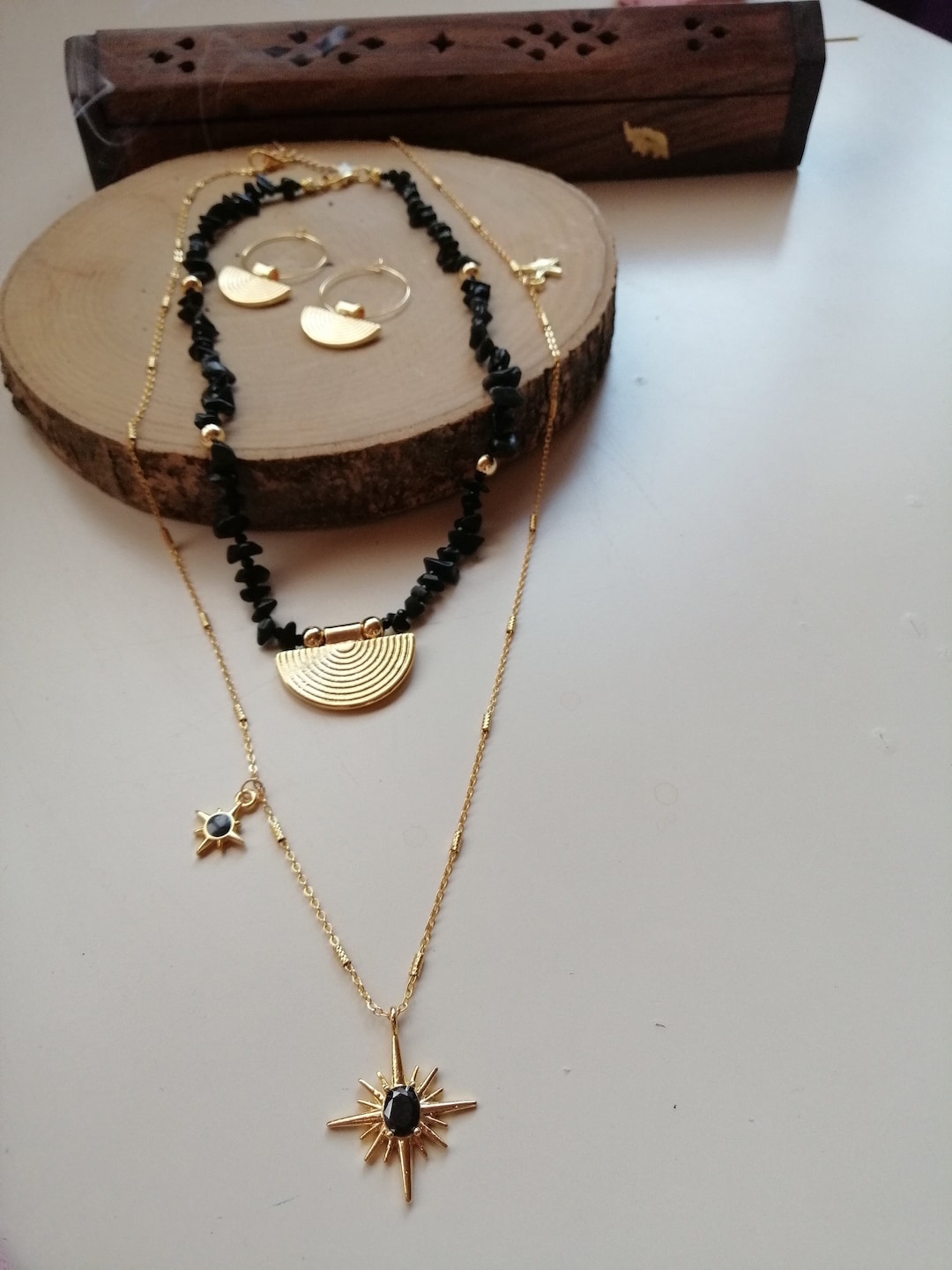 Pole Star Necklace Set - Etsy