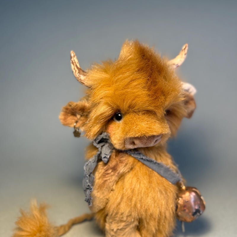 Bull Teddy Animal - Etsy UK