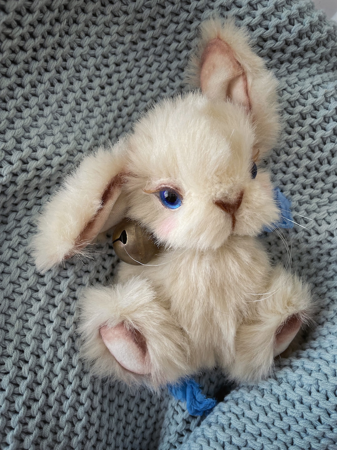 Tutorial en vídeo y patrón de costura en PDF del conejito de peluche ...