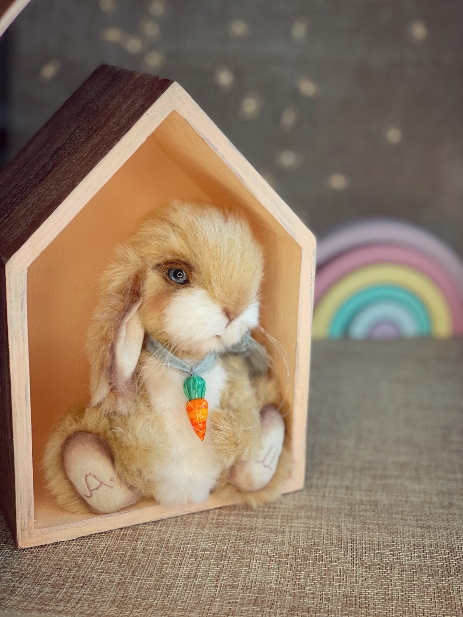 Tutorial en vídeo y patrón de costura en PDF del conejito de peluche ...