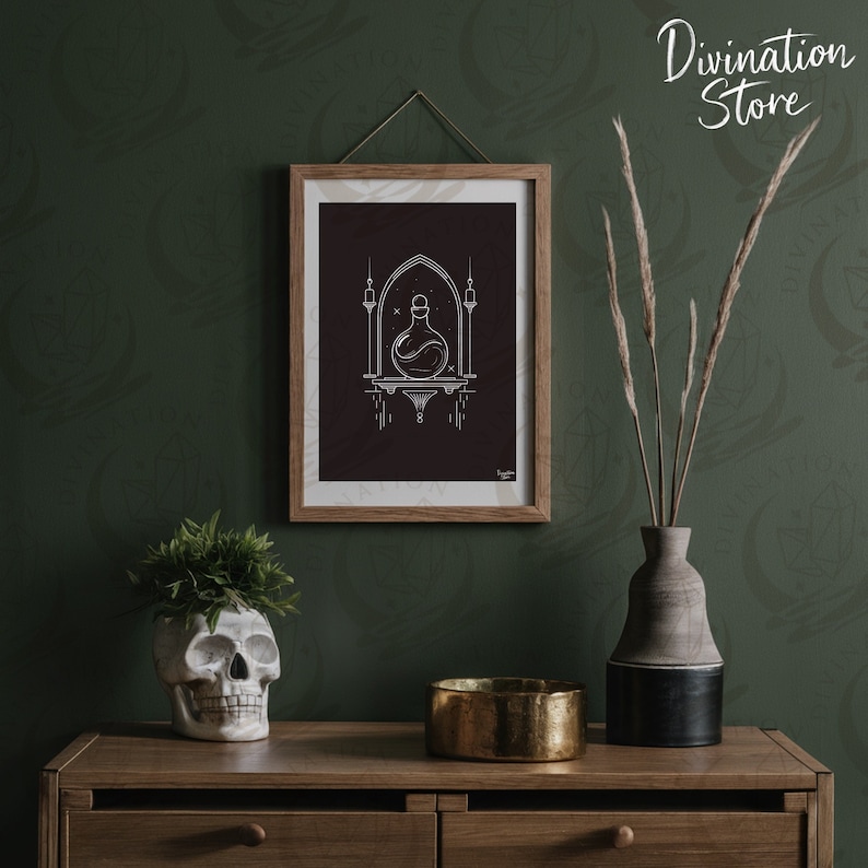 Alter Potion PRINTABLE Gothic Wall Art, Gothic Home Decor, Art Prints ...