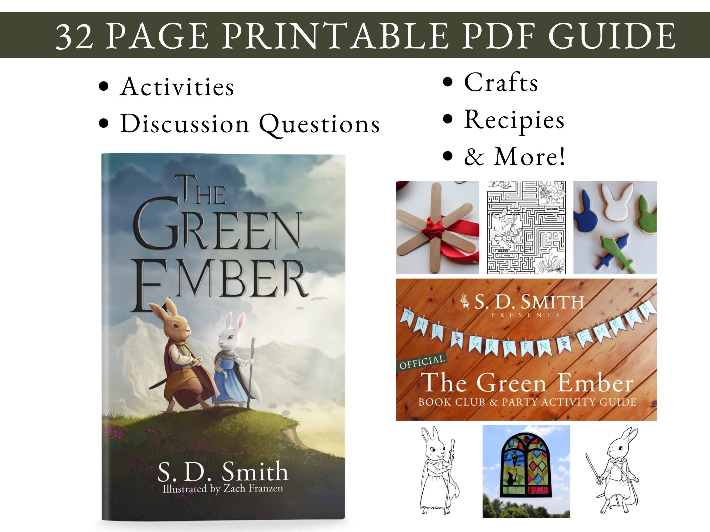 The OFFICIAL Green Ember Book Club and Party Activity Guide | Printable ...