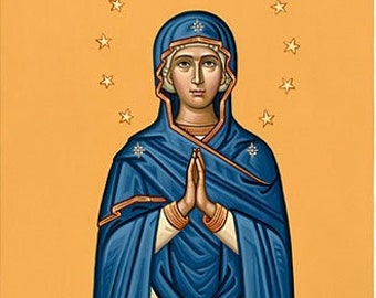 Immaculate Conception Icon - Etsy