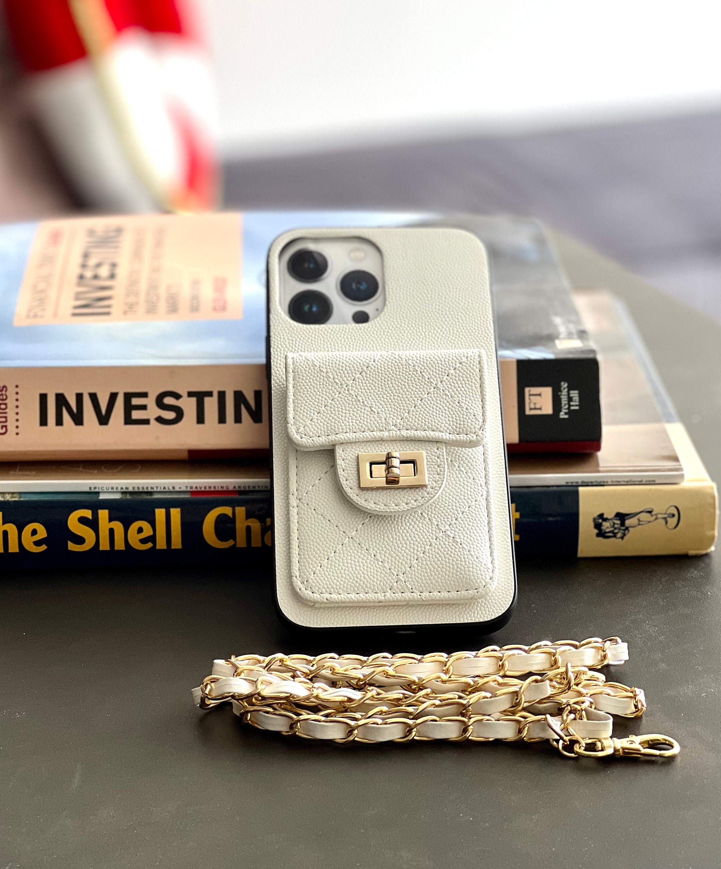 Luxury PU Leather Crossbody Phone Case With Front Card Slot - Etsy