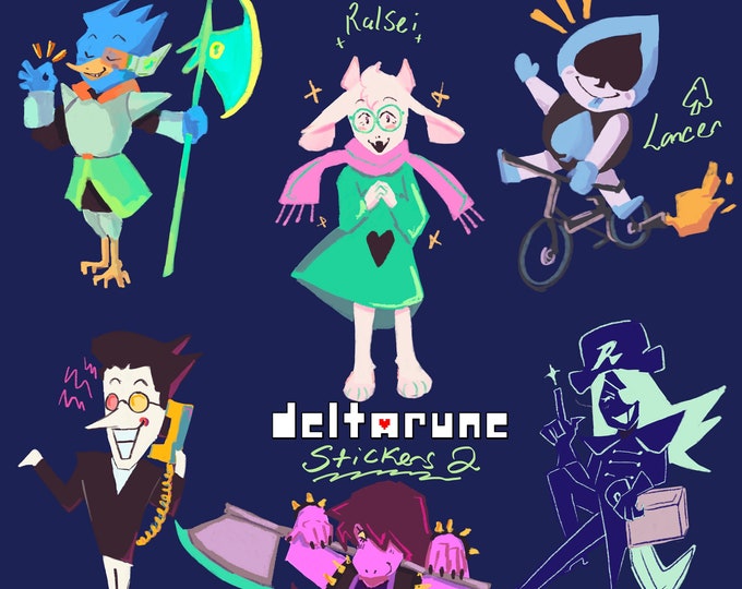 Deltarune Sticker Set 2 - Etsy