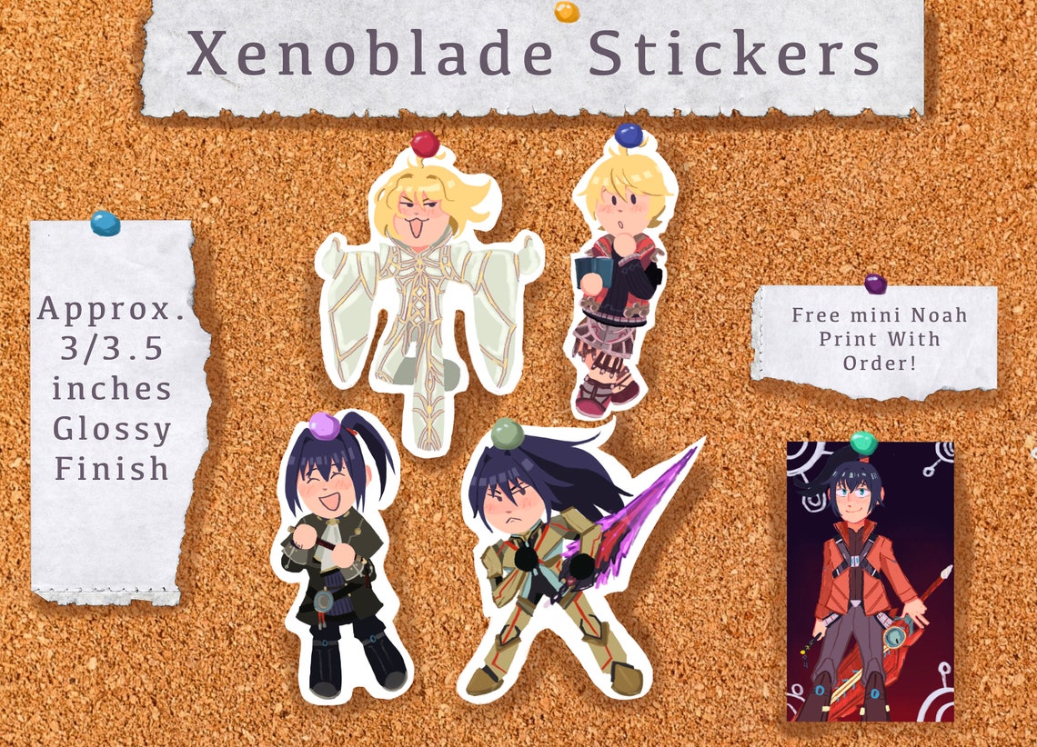 Xenoblade Chronicles Stickers - Etsy