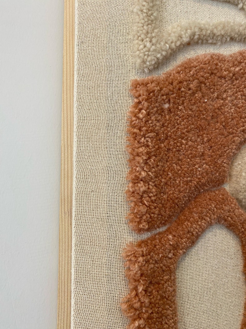 Modern Textile Wall Art Decor /handmade Home Decor /tufted Wall Hanging ...