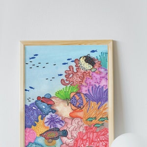 The Reef II - Wall Art Instant Download, Printable Home Decor - Etsy