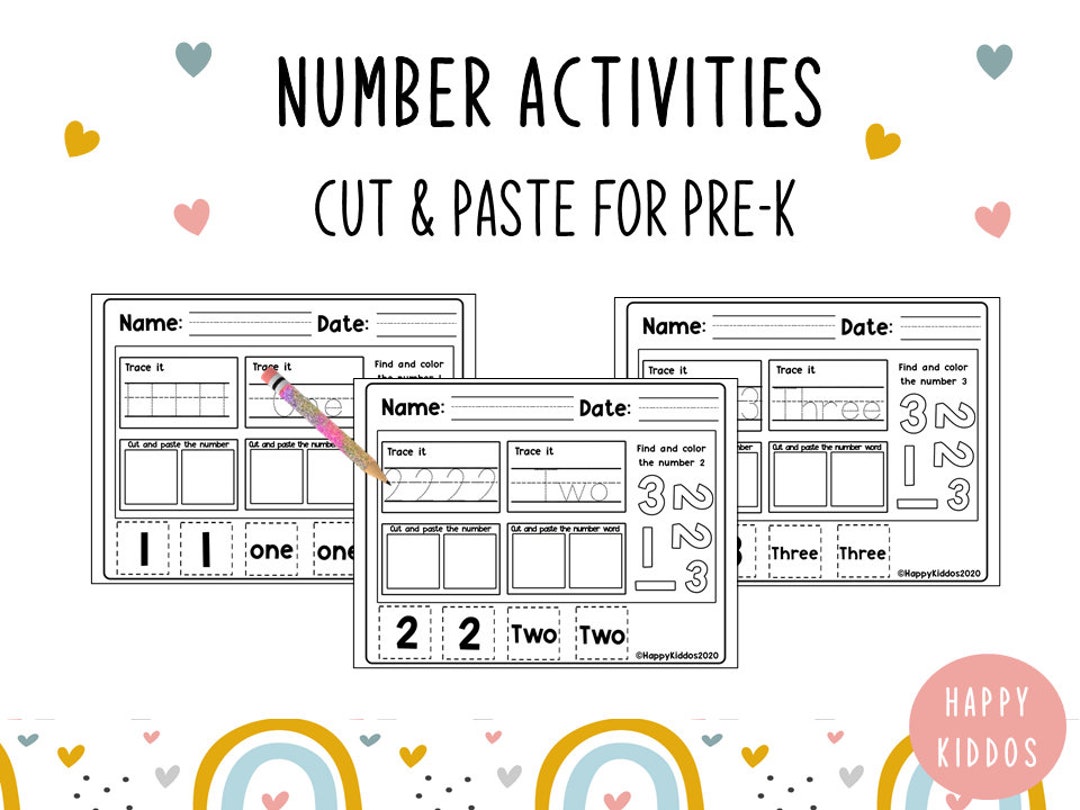 Numbers Activities! Fun Activities for Learning. - Etsy