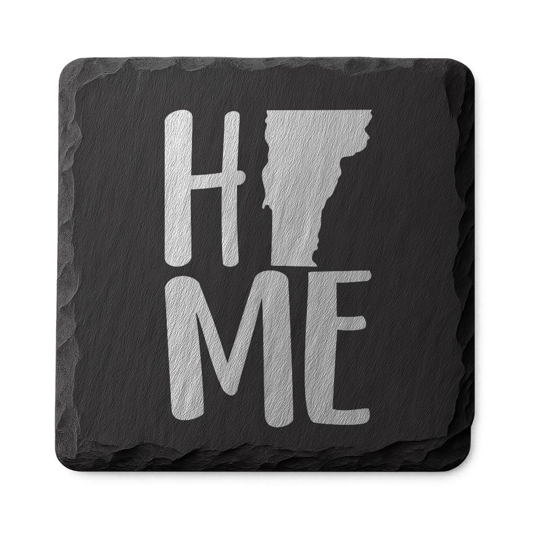 Vermont Slate Coasters 4x4 Laser Engraved Stone Drink Coasters Vermont ...