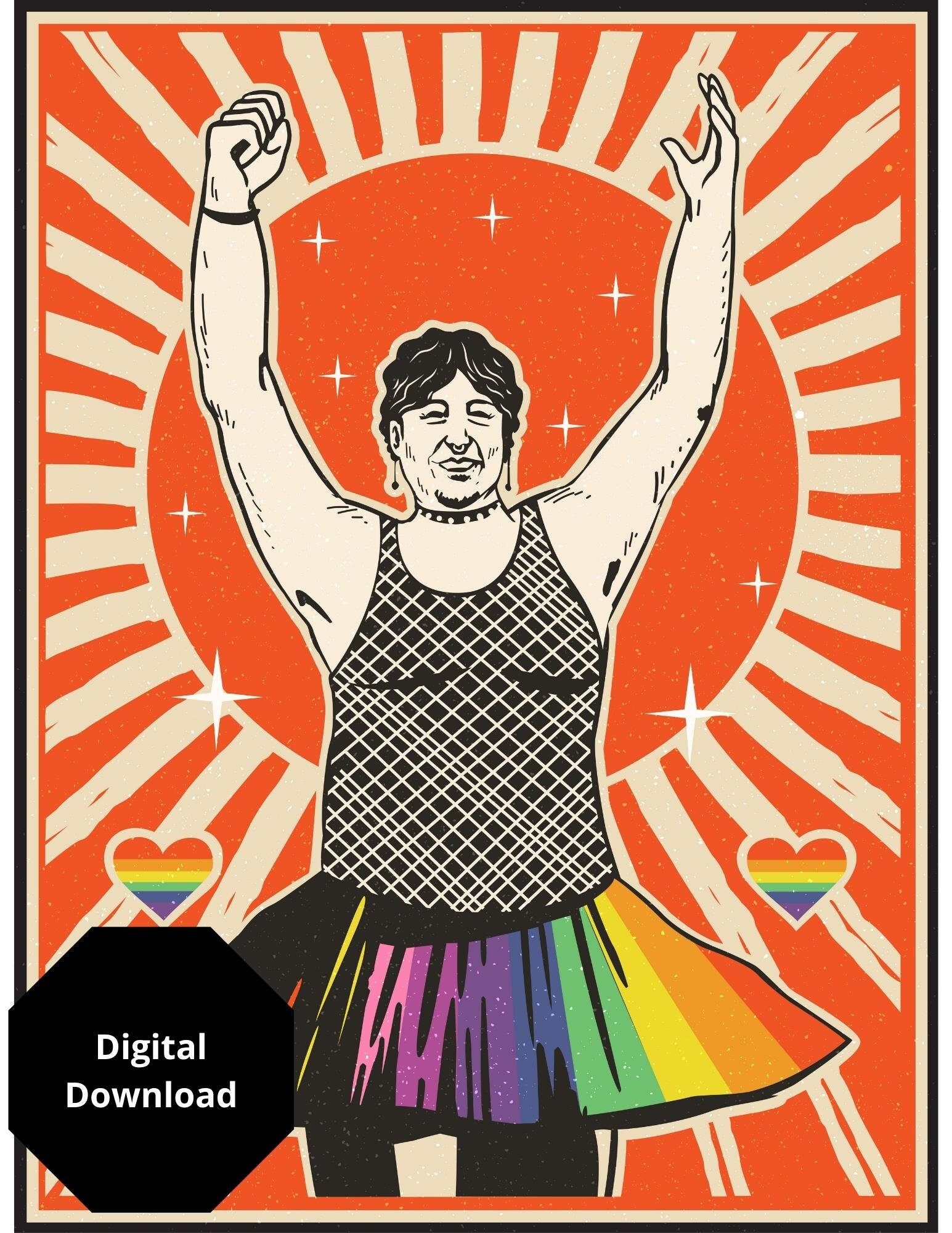 Pride Wall Art, Trans, Transgender, Gay, Equality, LGBTQ, Queer ...