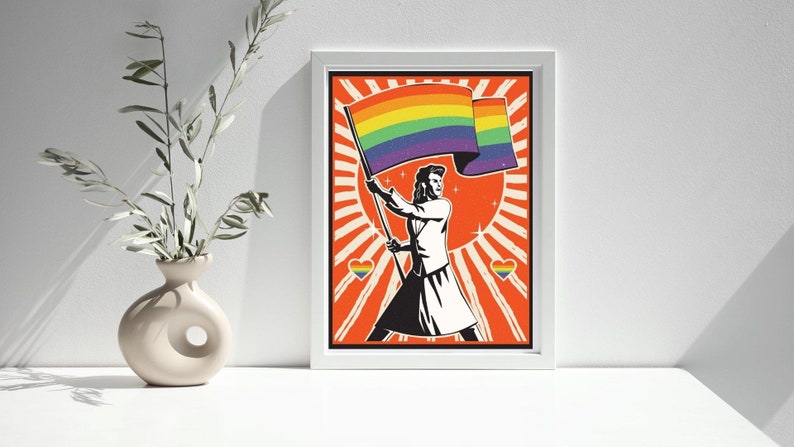 Pride Wall Art, Trans, Transgender, Gay, Equality, LGBTQ, Queer ...