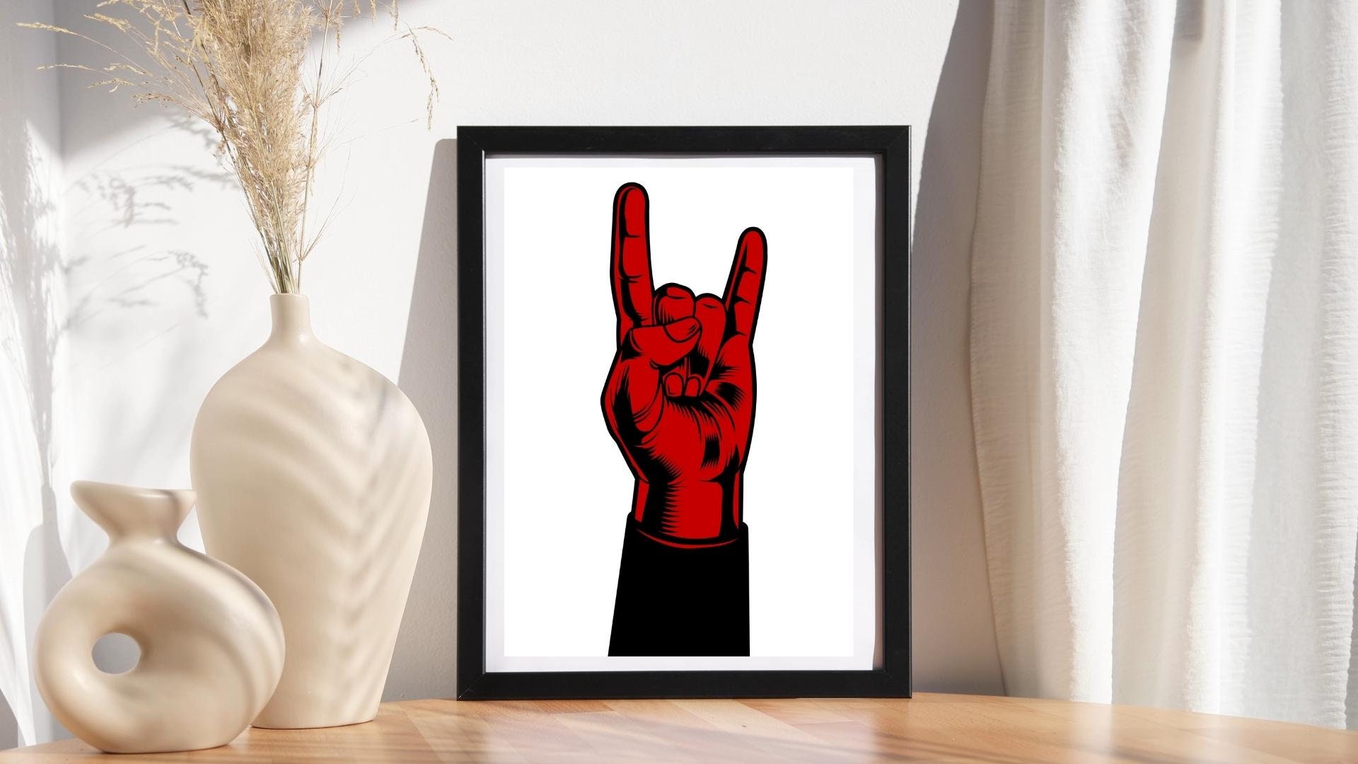 Music, Rock Out, Punk Rock, Wall Art, Printable Wall Art, Digital ...