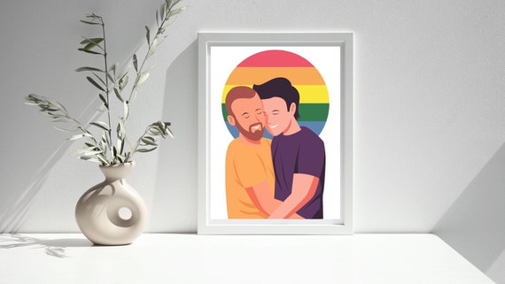 Pride Wall Art Gay Equality LGBTQ Queer Printable Wall | Etsy