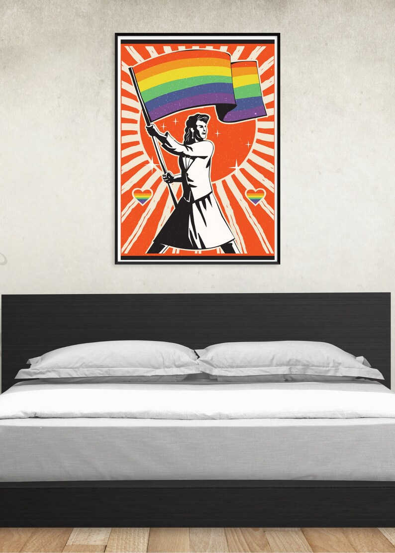 Pride Wall Art, Trans, Transgender, Gay, Equality, LGBTQ, Queer ...