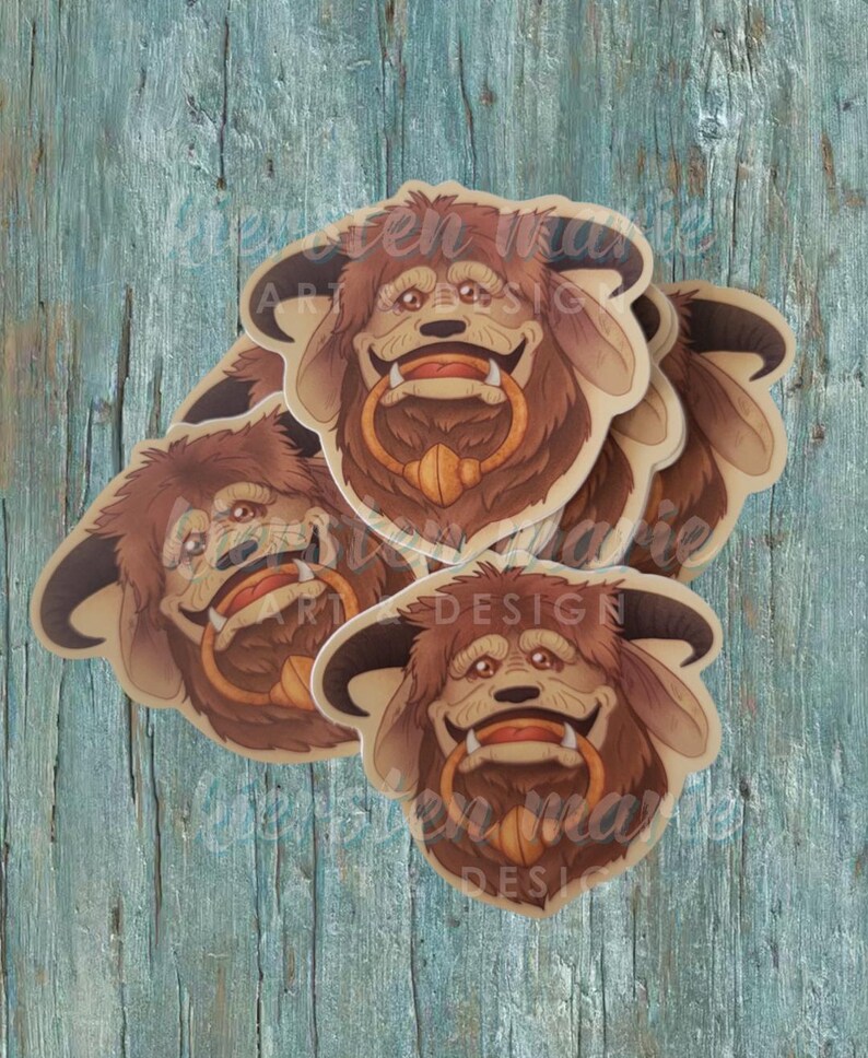 Labyrinth-inspired "ludo" Sticker | 3 Inch Matte Vinyl - Etsy