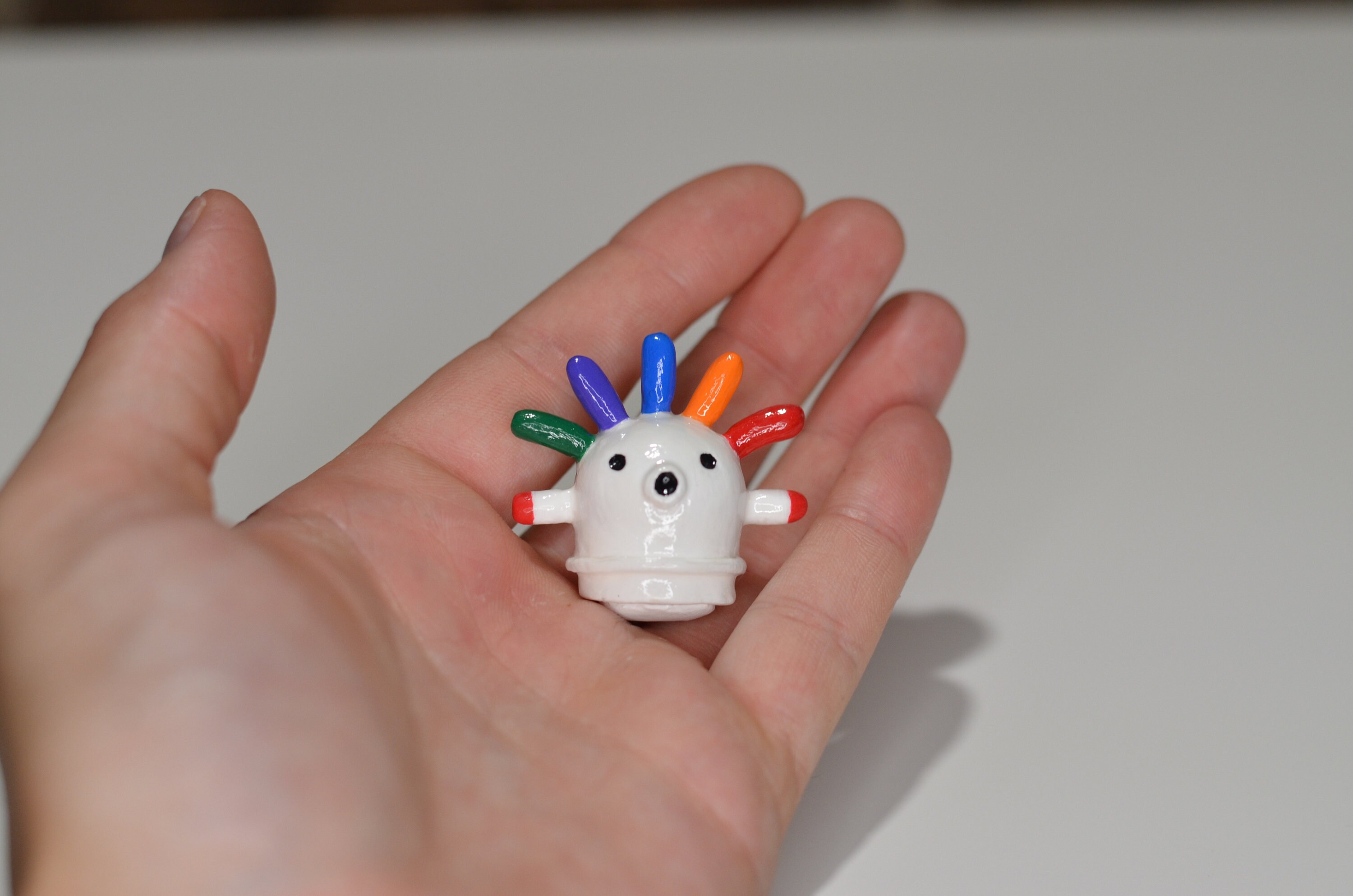 Squeakoid Gyroid Animal Crossing Polymer Clay Mini Figurine - Etsy