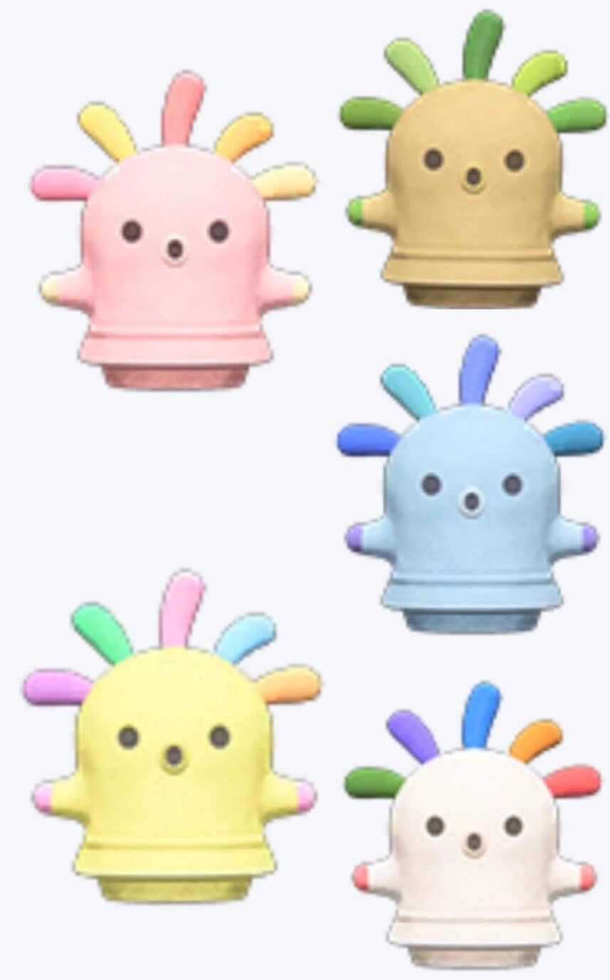 Squeakoid Gyroid Animal Crossing Polymer Clay Mini Figurine - Etsy