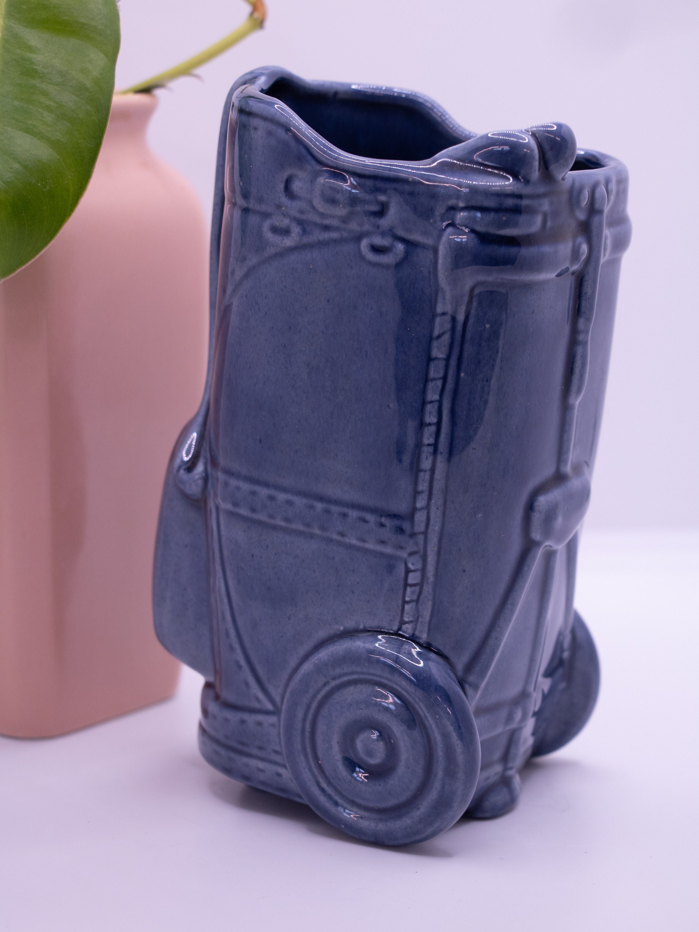 Jean Design Ceramic Tabletop Garbage Can or Holder for Makeup - Etsy