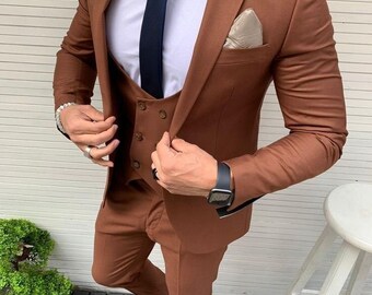 Sherwaniformen 2 Piece Yellow Formal Fashion Wedding Groom - Etsy