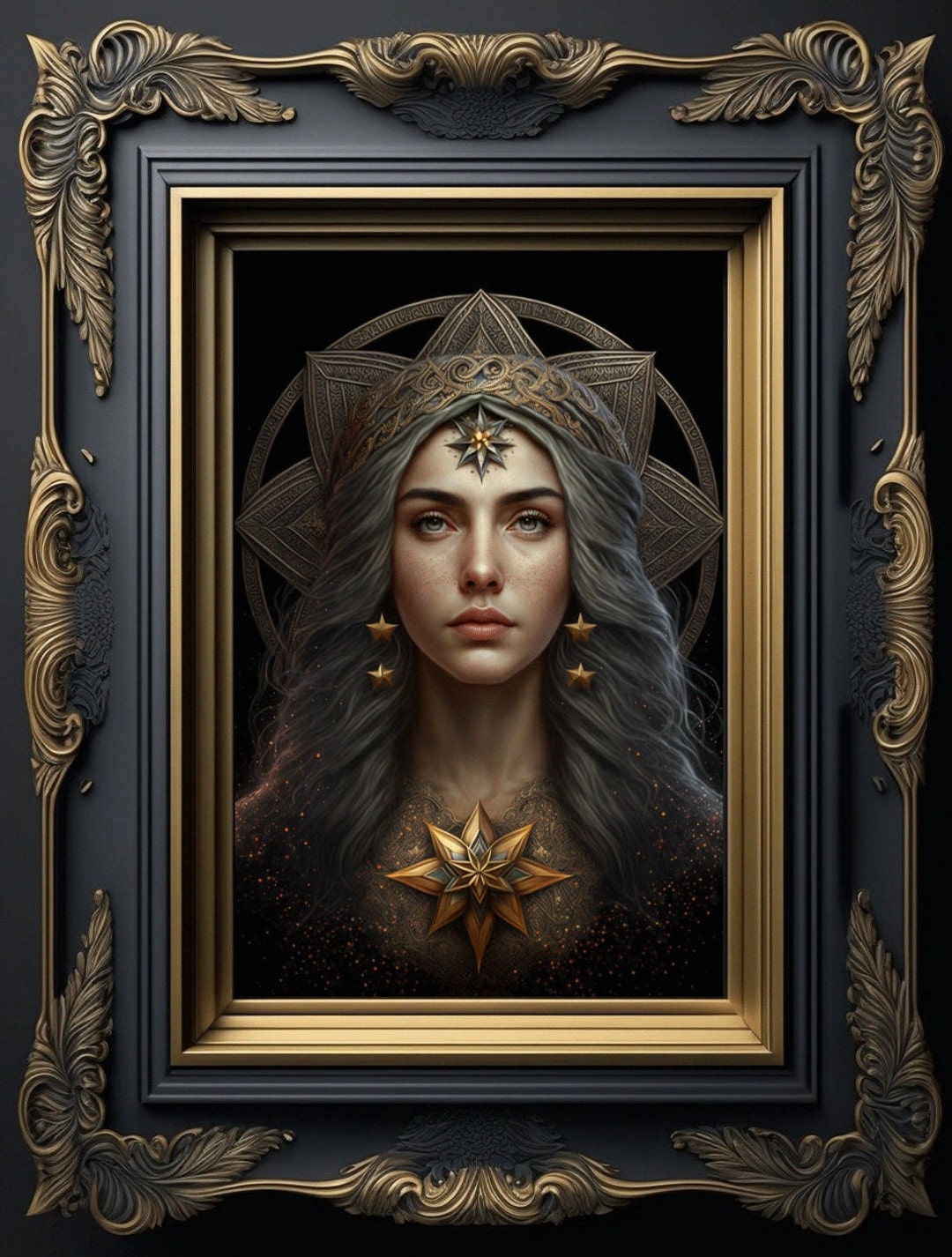 Ishtar, Inana, Babylonian Goddess of Love and Fertility, Wall Art ...