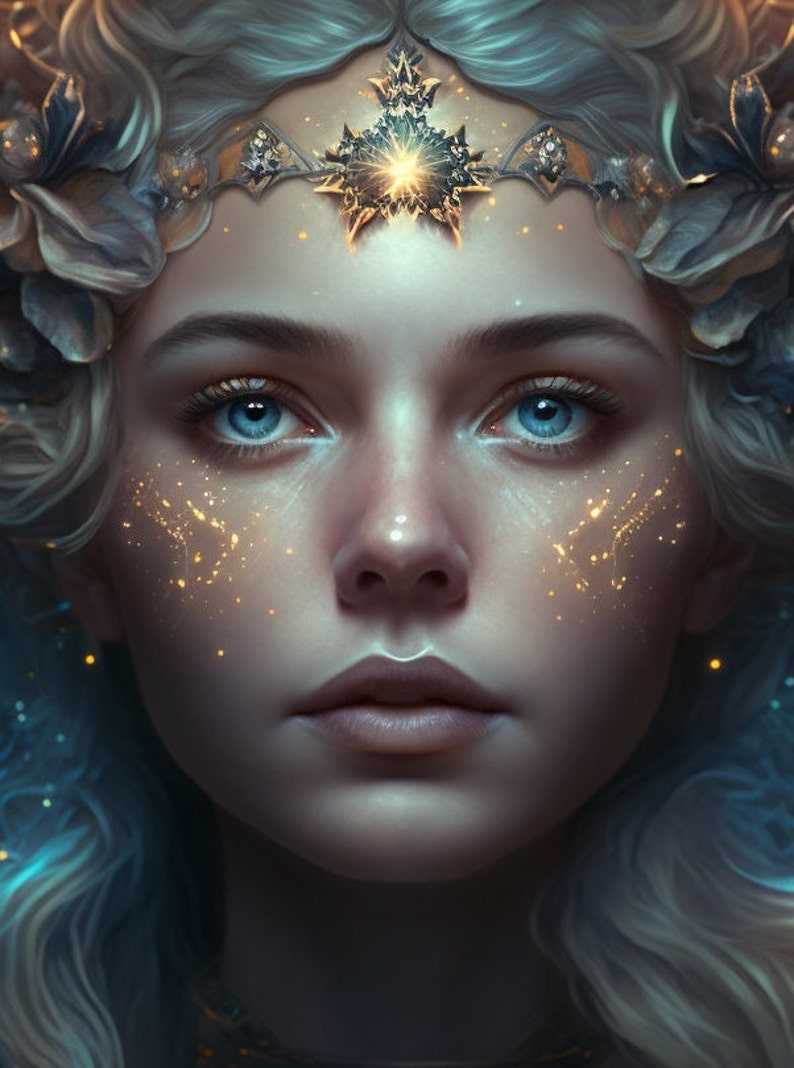 Selene, Greek Goddess of the Moon, Ancient Greece, Wall Art, Lunar ...