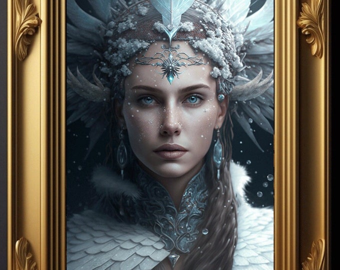 Morana Slavic Goddess of Death and Winter Slavic Goddess Art - Etsy