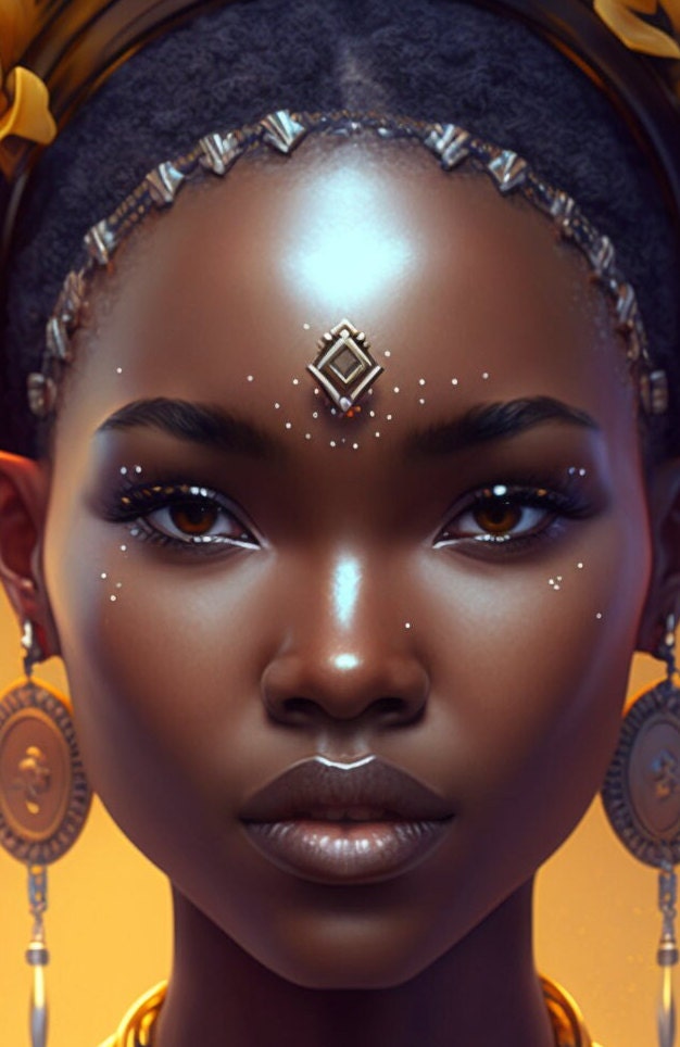 Oshun, Yoruba Goddess of Love and Prosperity, Wall Art, Oshun Art Print ...