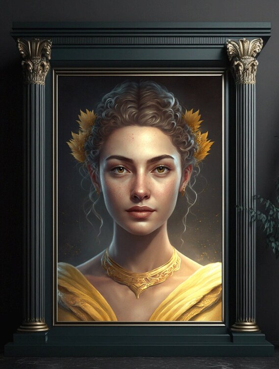 Beautiful Greek Goddess Drawings