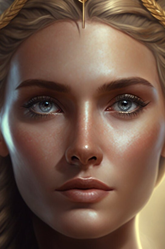 Virgo Woman Zodiac Sign Art Prints, Astrological Sign, Virgo Sign ...