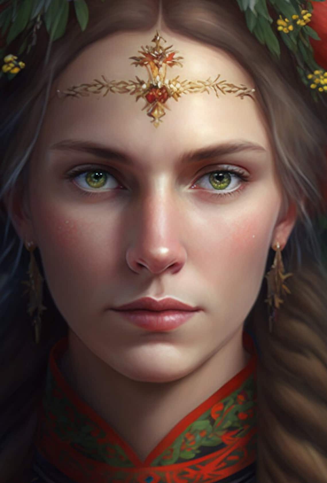 Lada, Slavic Goddess of Beauty, Fertility and Love, Slavic Goddess Art ...