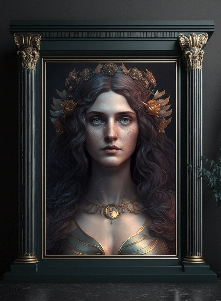 Greek Goddess Painting Greek Goddess Painting