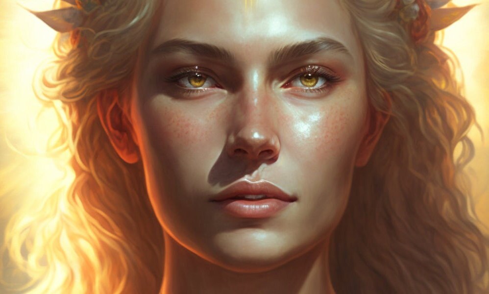 Sól, Norse Sun Goddess, Sol Art Print, Norse Mythology, Norse Pagan Art ...