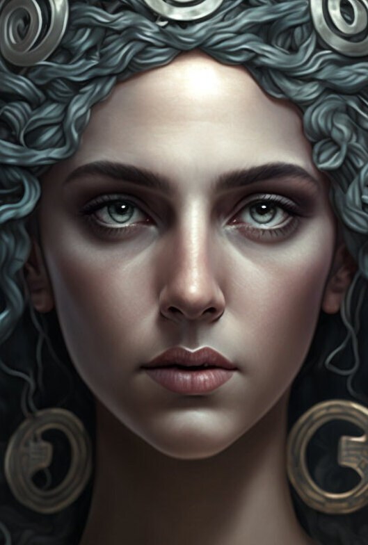 Oizys, Greek Goddess of Anxiety and Despair, Dark Goddess Oizys Poster ...