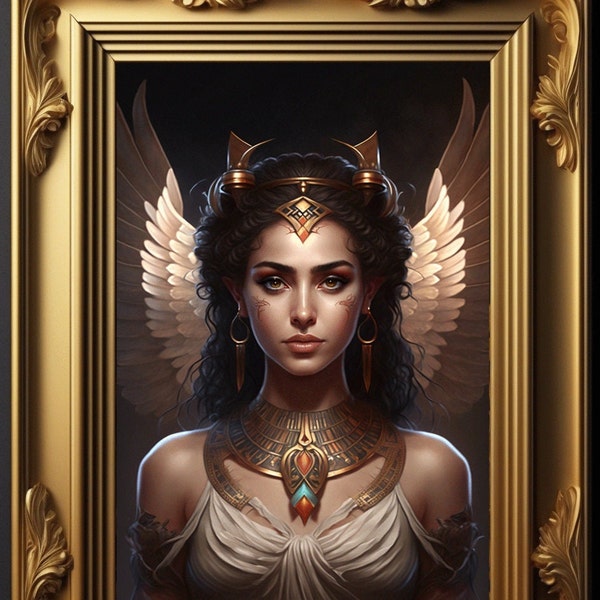 Winged Goddess - Etsy