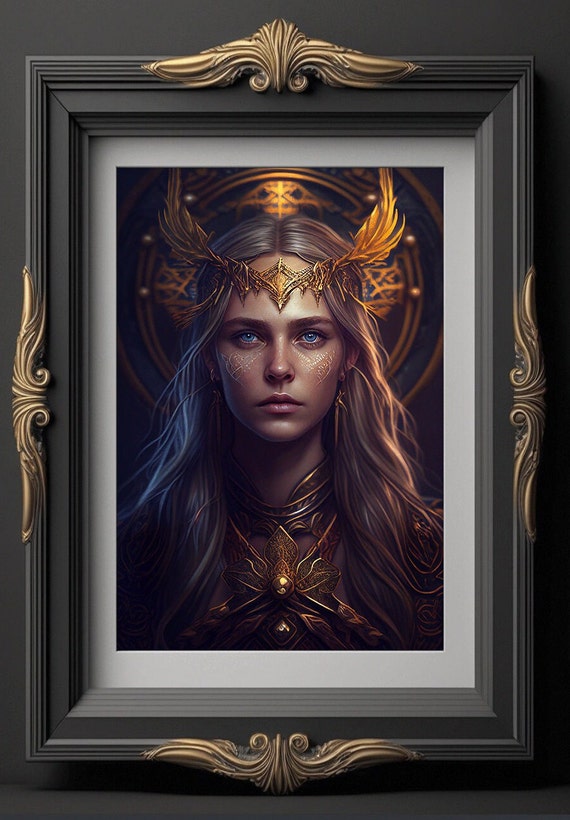 Drawings Of God Frigg