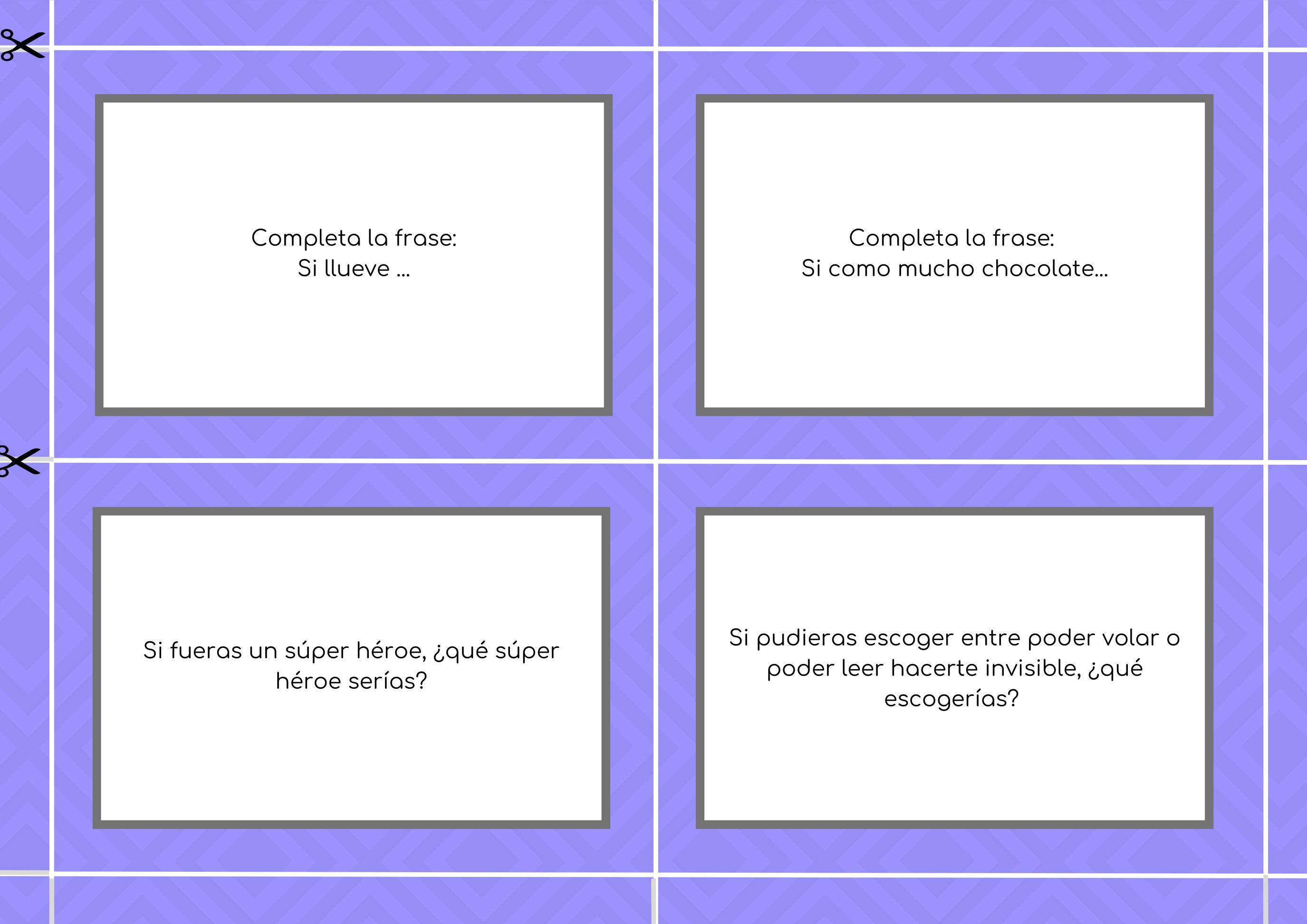 60 Spanish Conversation Cards (conditional Tense), Flashcards, Spanish ...