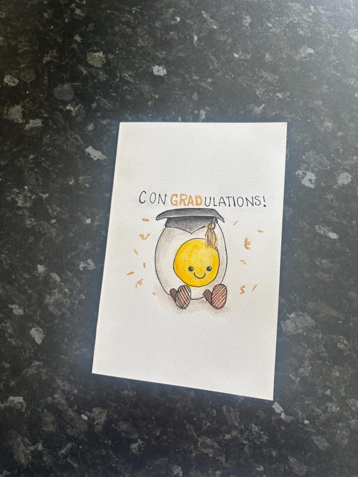 Jellycat Inspired Hand Painted Graduation Card - Etsy