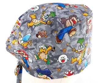 Mario Scrub Cap - Etsy