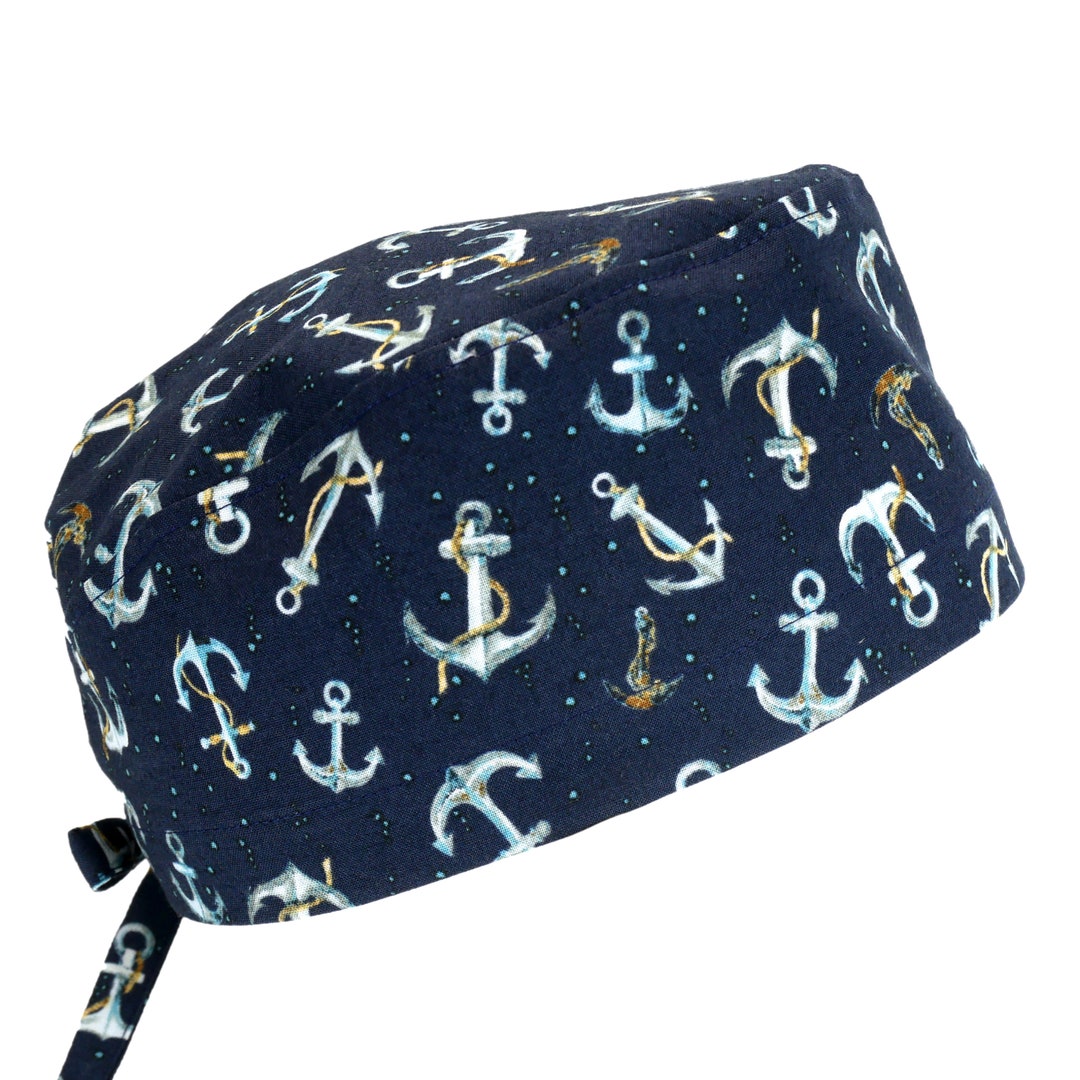 100% Cotton Men's Surgical/dental/anesthesiologist Breathable Scrub Cap ...