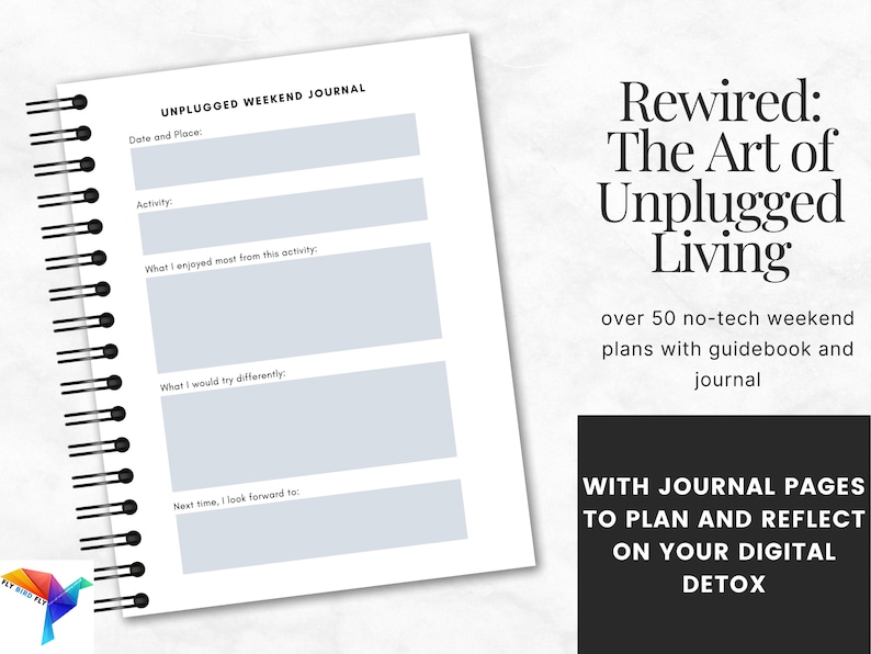 REWIRED: Digital Detox Guide | Tech-free Living Planner & Unplugged ...