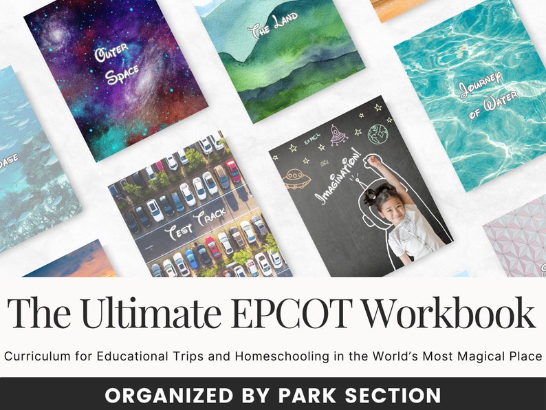 Ultimate EPCOT Workbook Educational Homeschool Curriculum Printable ...