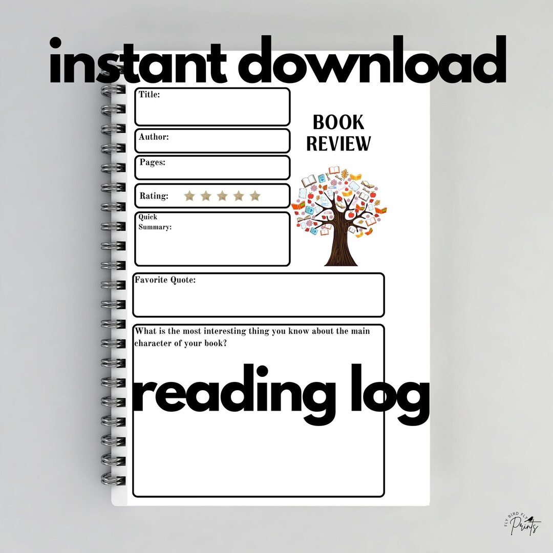 Book of Books: an Instant Download Reading Journal and Log Book ...