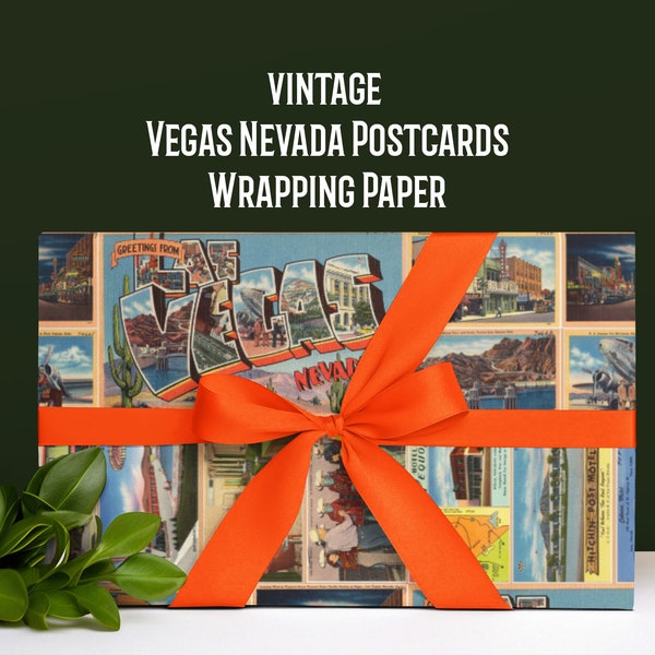 Las Vegas Wrapping Paper - Etsy