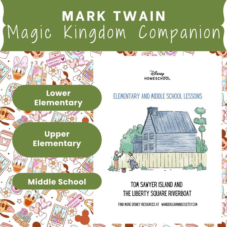 Mark Twain Activity Packet: Tom Sawyer Literacy & History Lessons ...