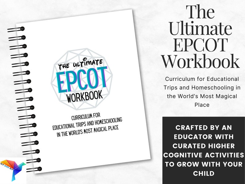 Ultimate EPCOT Workbook Educational Homeschool Curriculum Printable ...