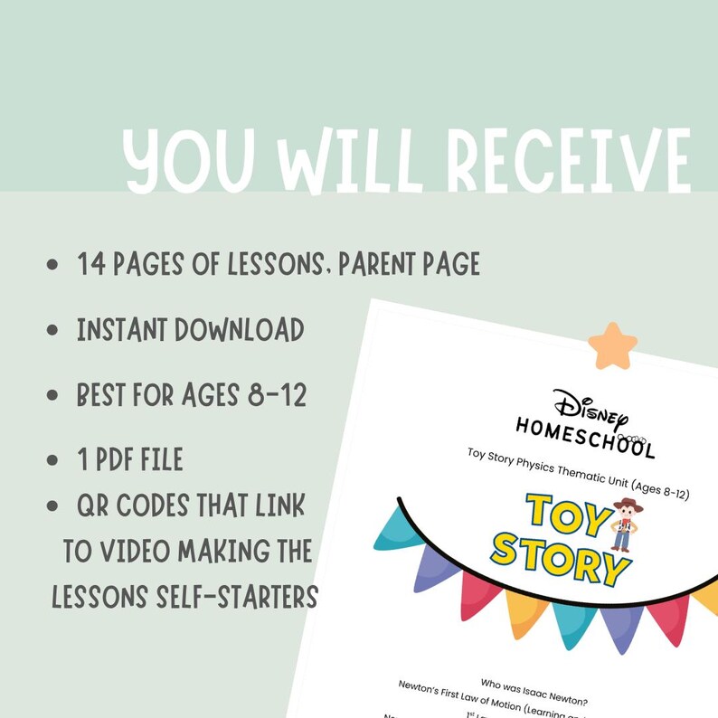 Toy Story Physics Unit: Newton's Laws, STEM Science (printable ...
