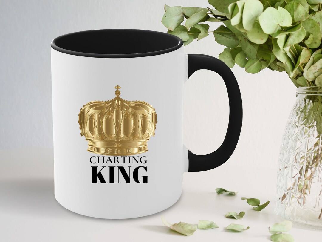Charting King Strategic Stock Market Traders Mug, Men Empowerment Mug ...