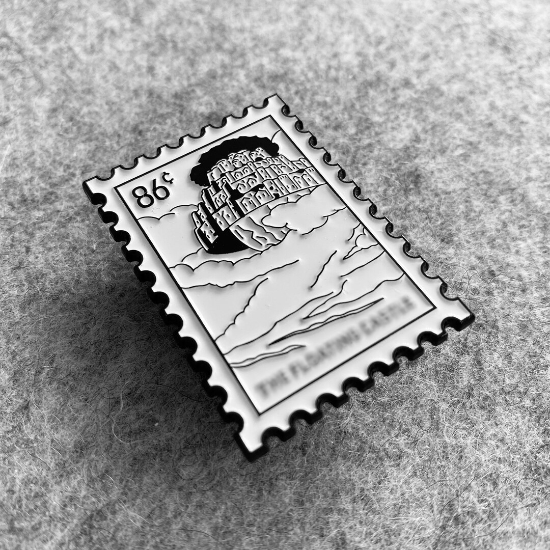 A Floating Castle Collectible Pin - Lapel Pin - Stamp Pin - World Pin ...