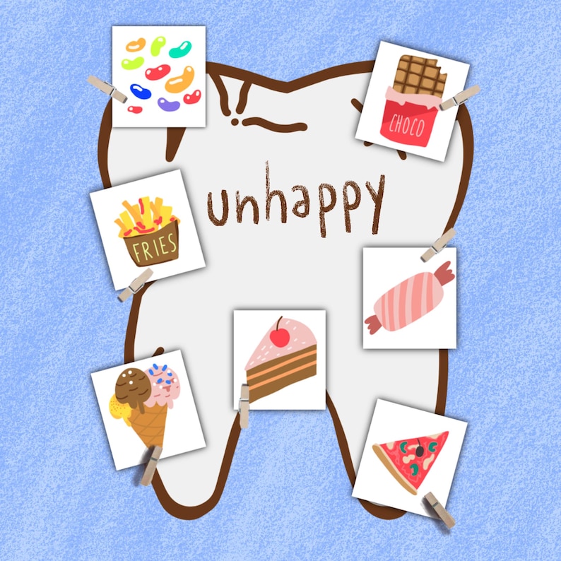 Dental Health Game - Healthy and Unhealthy Tooth - Sorting Activity for ...